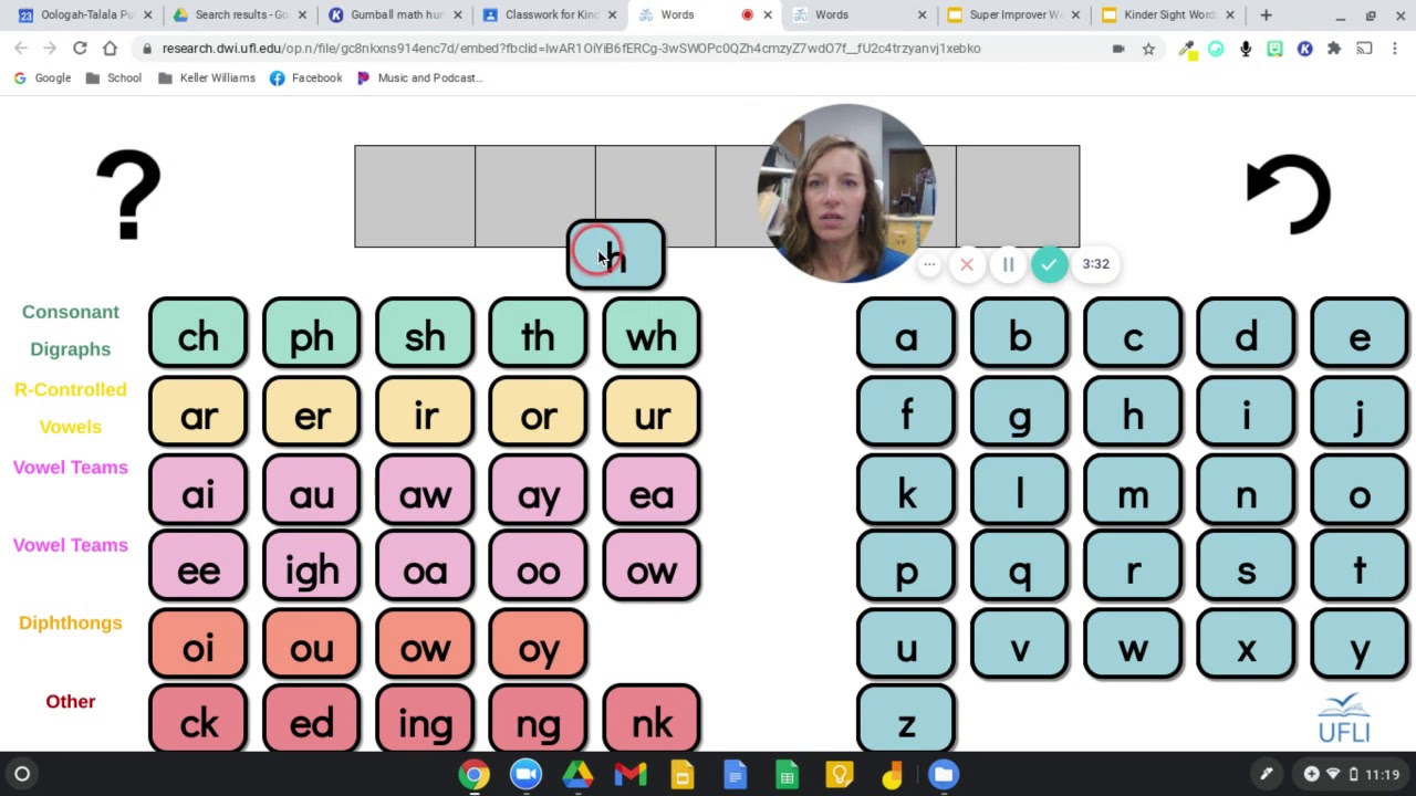 Word Work Mat - YouTube