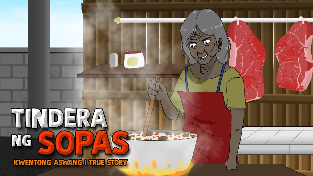 TINDERA NG SOPAS| KWENTONG ASWANG | DRAWING TIMELAPSE - YouTube