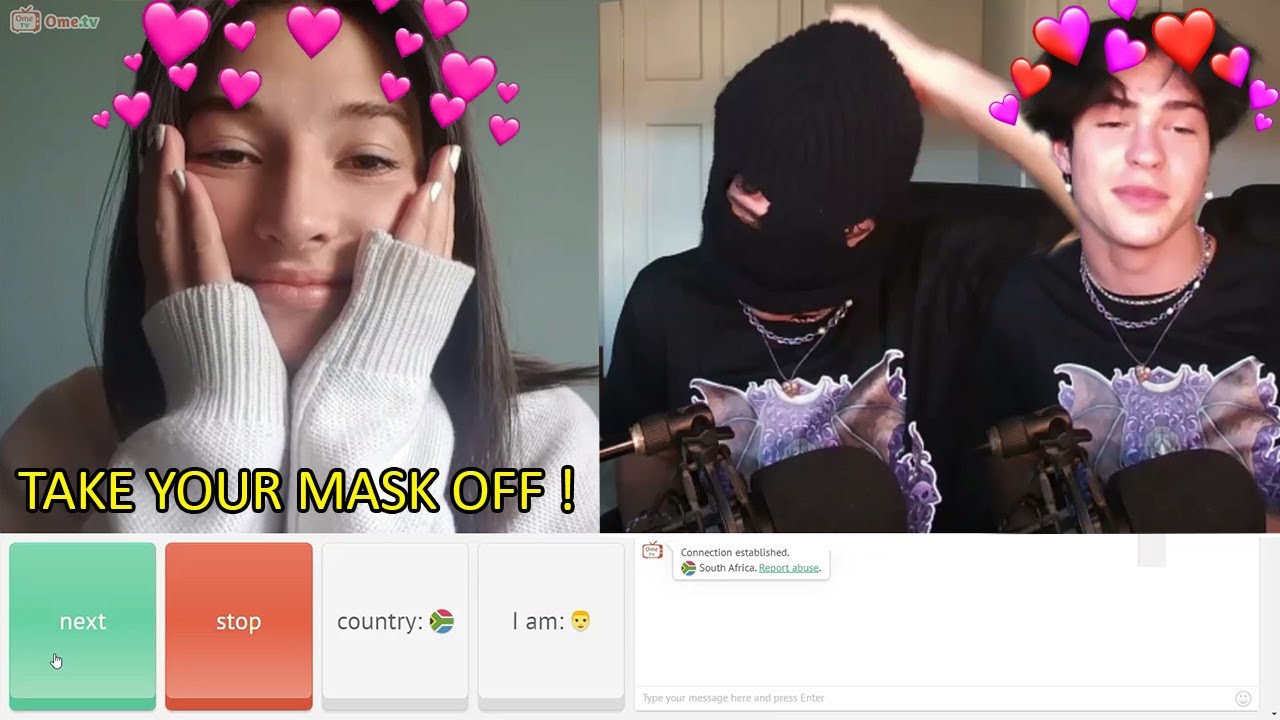 She didn't expect ME under the mask ! OME TV - YouTube