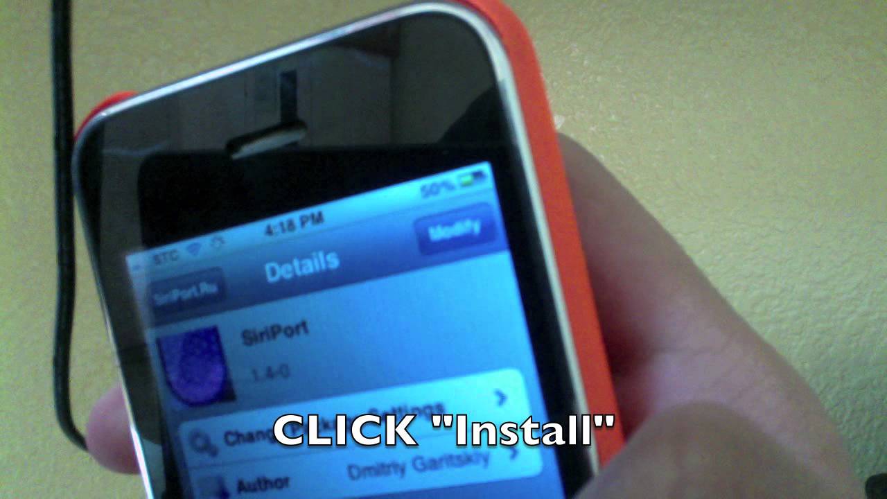 HOW TO EASILY INSTALL SIRI ON ANY IPHONE/IPOD RUNNING IOS5! - YouTube