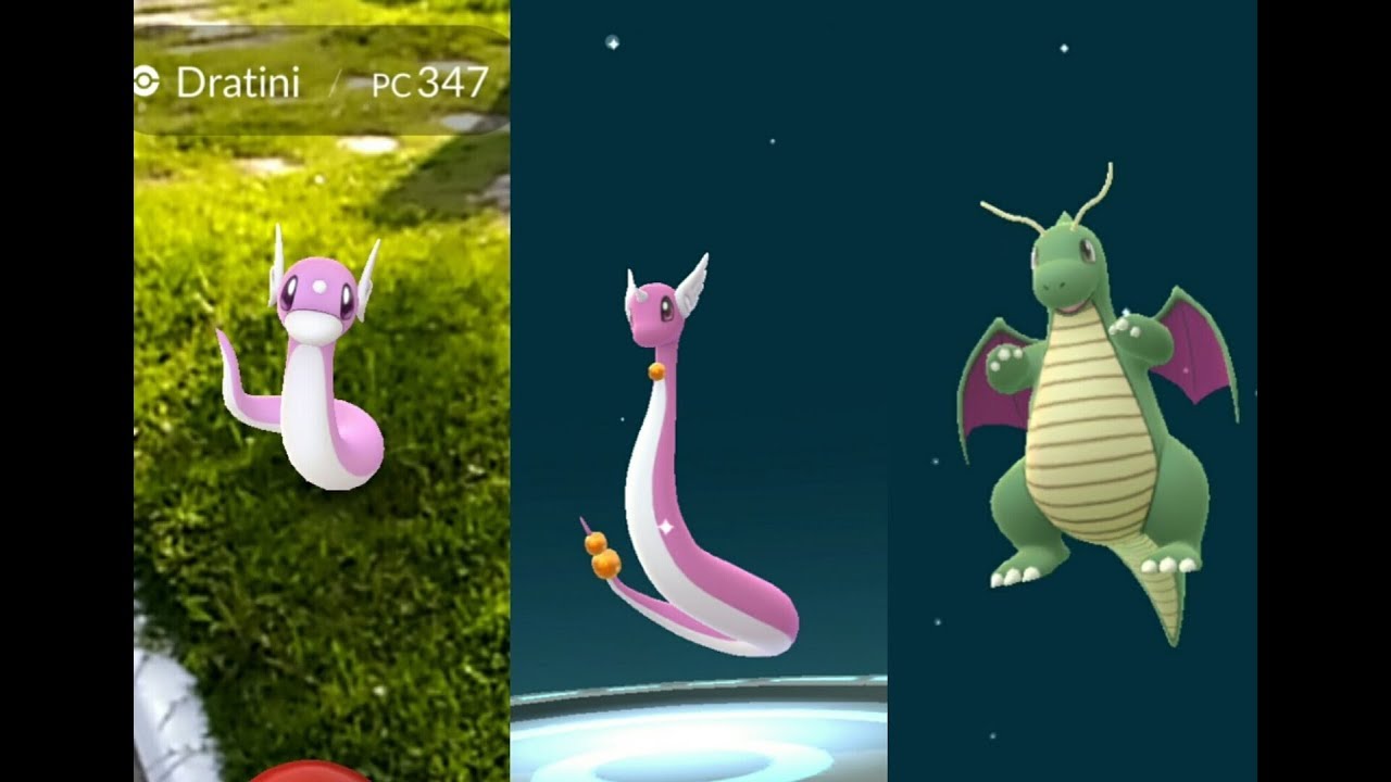 Pokémon GO Brasil #189 – DRATINI SHINY, DRAGONAIR SHINY E DRAGONITE ...