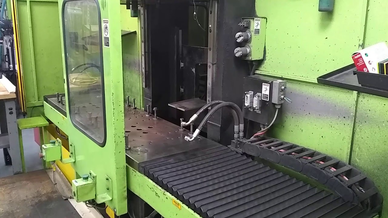 1999 200 ton Engel Thermoset Vertical Shuttle Used Injection Molding ...