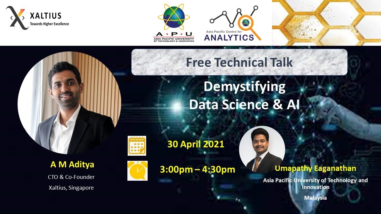 Technical Talk: Demystifying Data Science & AI - YouTube