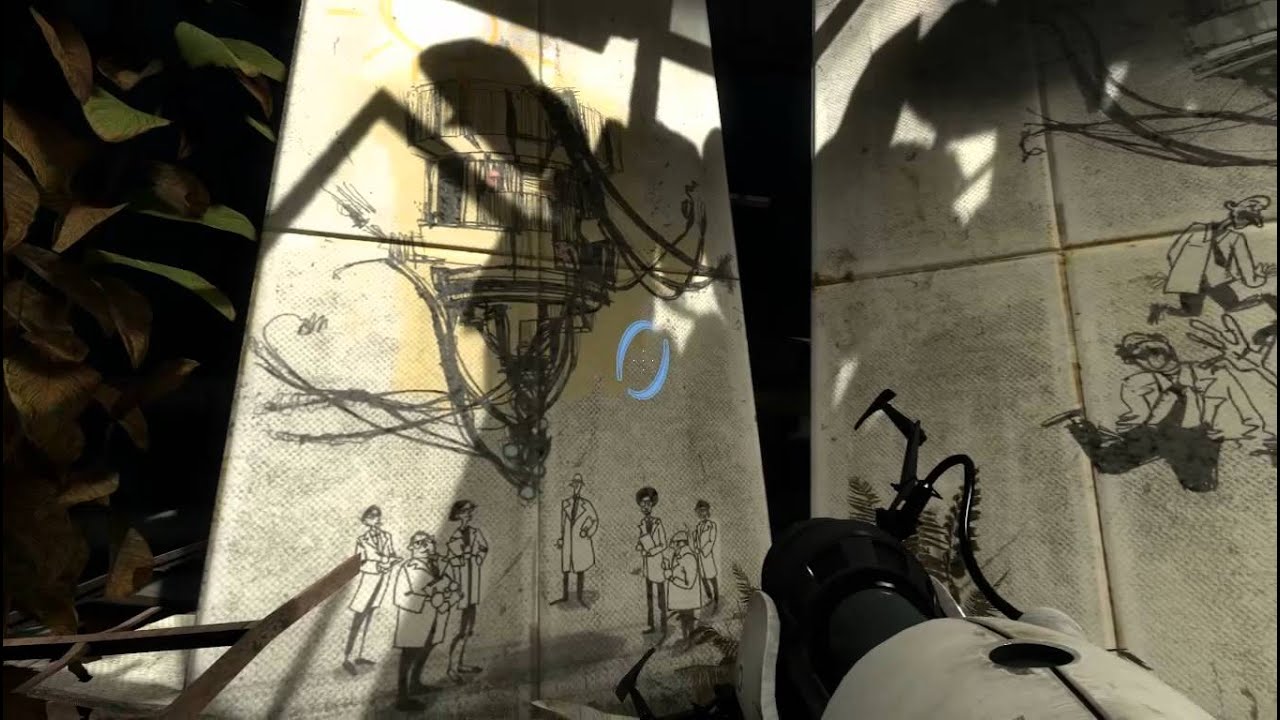 Portal 2 - Ratman's art of Chell - YouTube