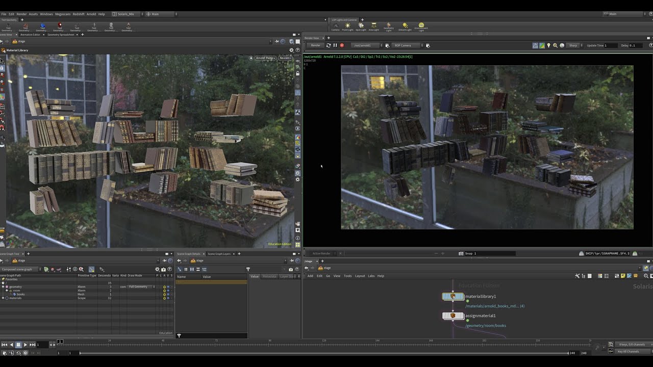 HOU - Solaris Multi Render Materials - YouTube