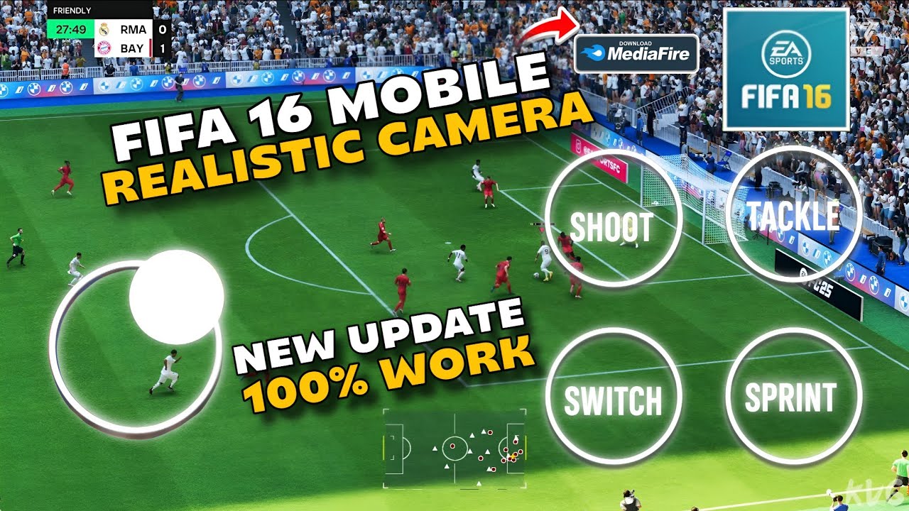 Amazing! FIFA 16 MOD EA FC 25 Android Offline | PS5 Camera + 4k ...