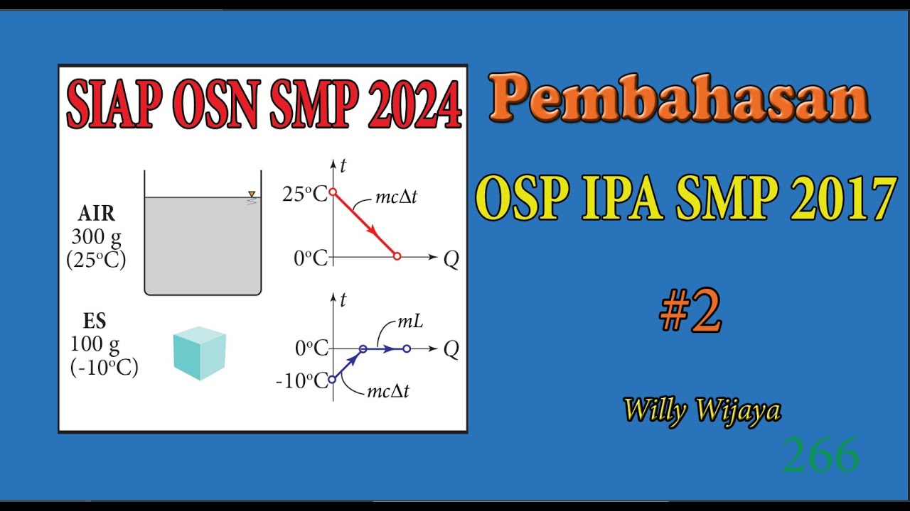 Siap OSN 2024 - Pembahasan OSP IPA SMP 2017 Part 2 - YouTube
