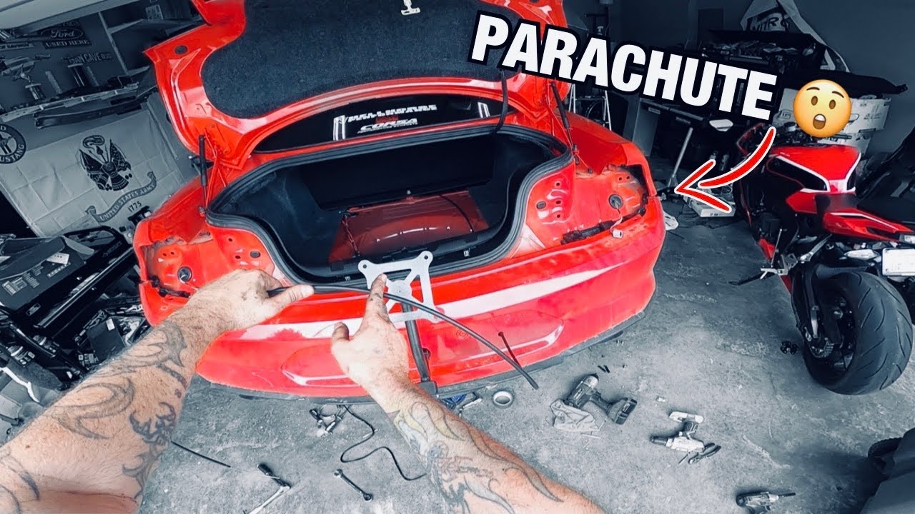 WHOA! I INSTALLED A BMR PARACHUTE MOUNT ONTO MY TWIN TURBO MUSTANG GT ...