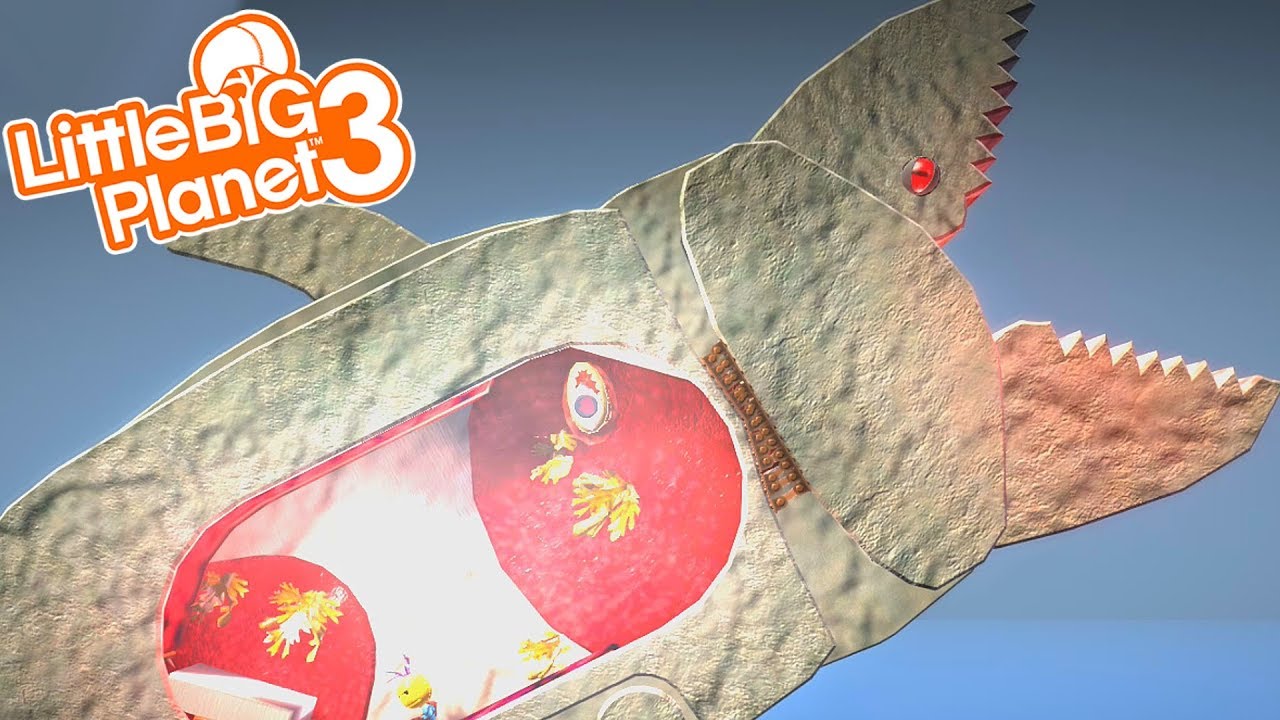 INSIDE THE ANGRY WHALE | LittleBIGPlanet 3 Gameplay (Playstation 4 ...