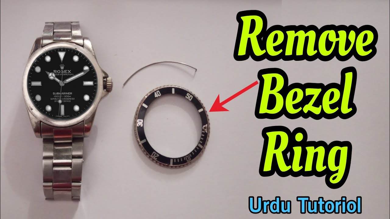 How to Remove and assemble bezel of rolex watch #bezel assemble ...