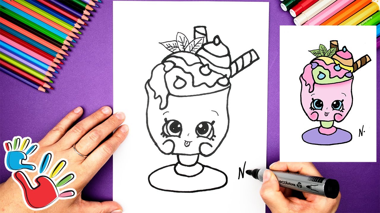 How to Draw a Cute Ice Cream | Easy Step-by-Step Tutorial for Kids ...