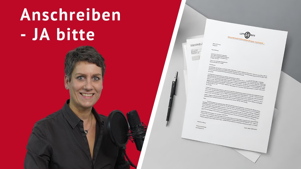 Anschreiben - ja bitte - YouTube