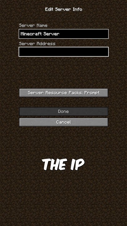 How to Join Minecraft Servers on Java Edition #shorts - YouTube
