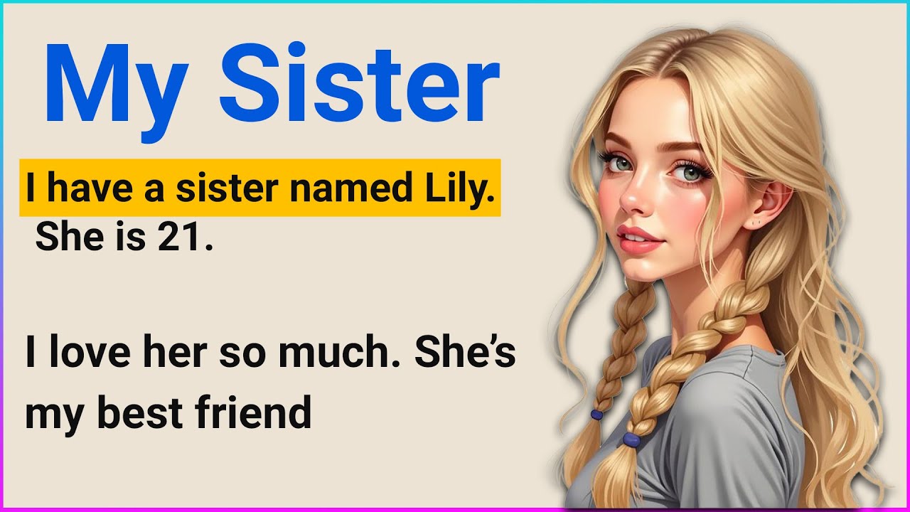 My sister | Learn English Through Story Level 1 🔥 || English Listening ...