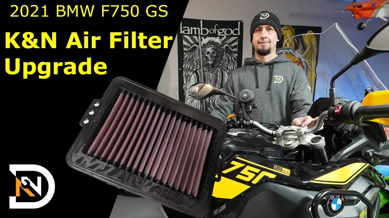 BMW F750GS F850GS Air Filter Upgrade – How to Replace the Air Filter on ...