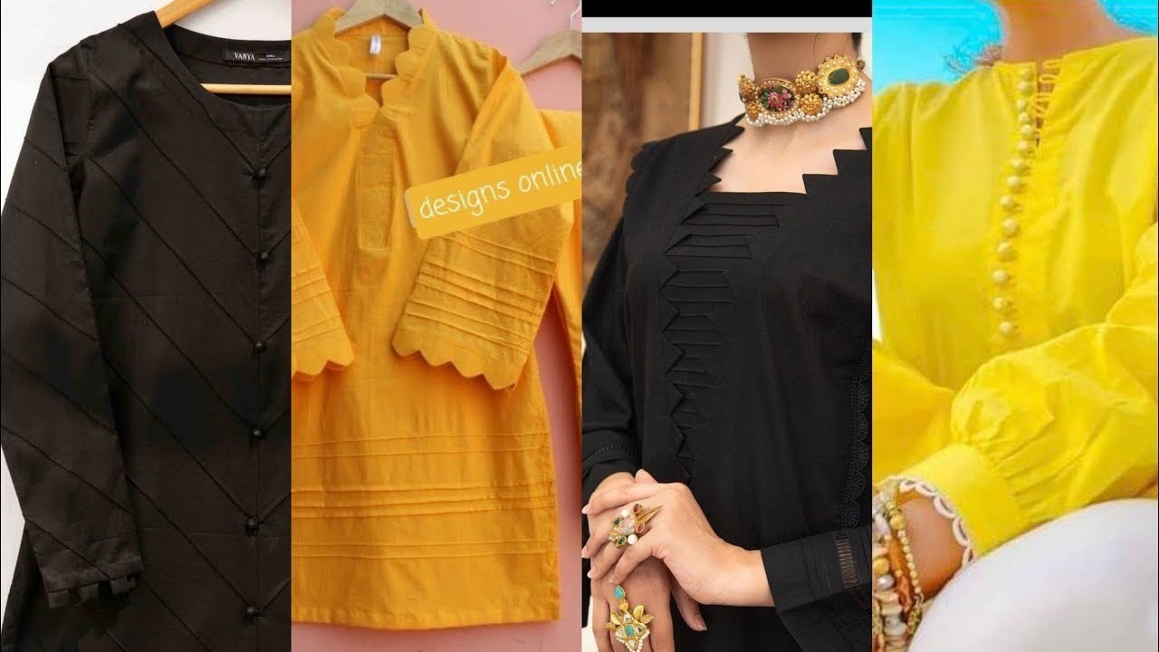 One Color Dress designs/ Plain dress designs | Solid color dress ...