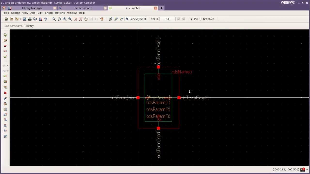 L3S0 - Create Symbol of CMOS Inverter in Custom Compiler - YouTube
