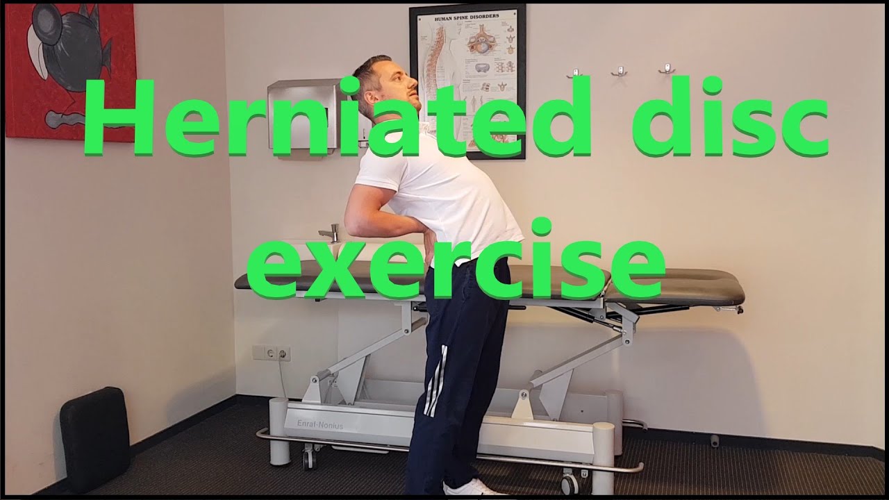 Herniated Disc Exercise for the Lower Back - Eliminate Leg Pain - YouTube