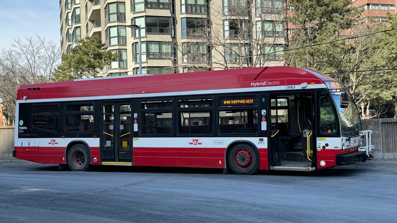 TTC - Route 84: Sheppard West (Nova Bus LFS HEV 3563) - YouTube