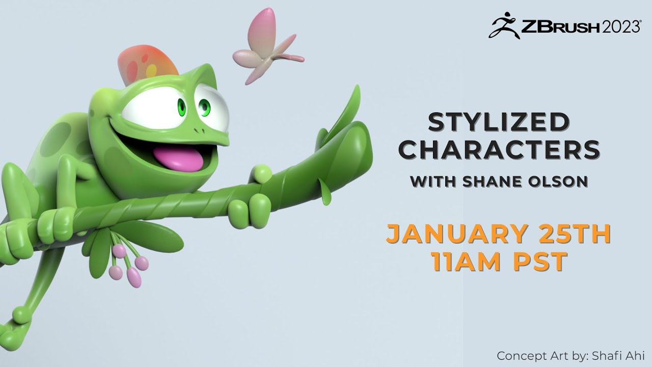 Wednesday January 25th 11am PST - Design Stylized Characters with Shane ...