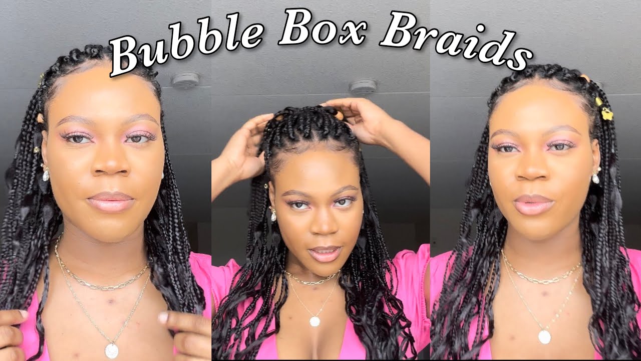 How to make bubble box braids | The summer hair you definitely need to ...