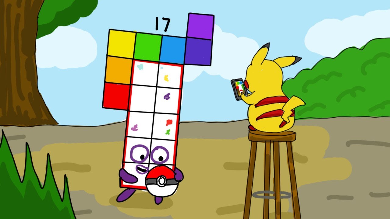 Pikachu play Numberblocks Go (But Opposite day) - Numberblocks fanmade ...