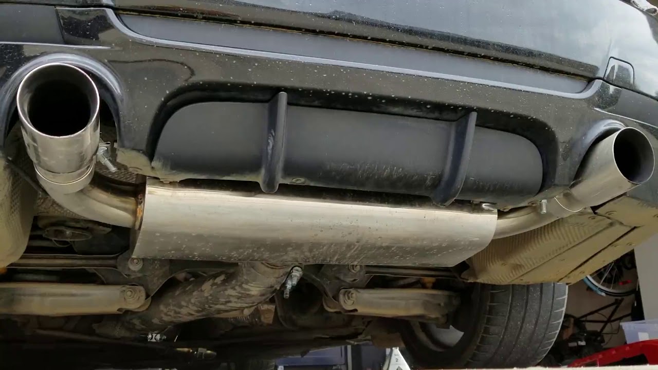 335is VRSF Turbo Back Exhaust - YouTube