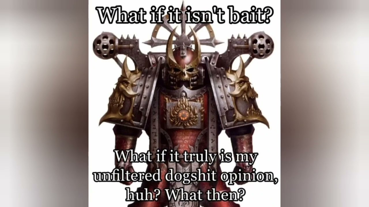 When the Word Bearers turned traitor 40k meme - YouTube