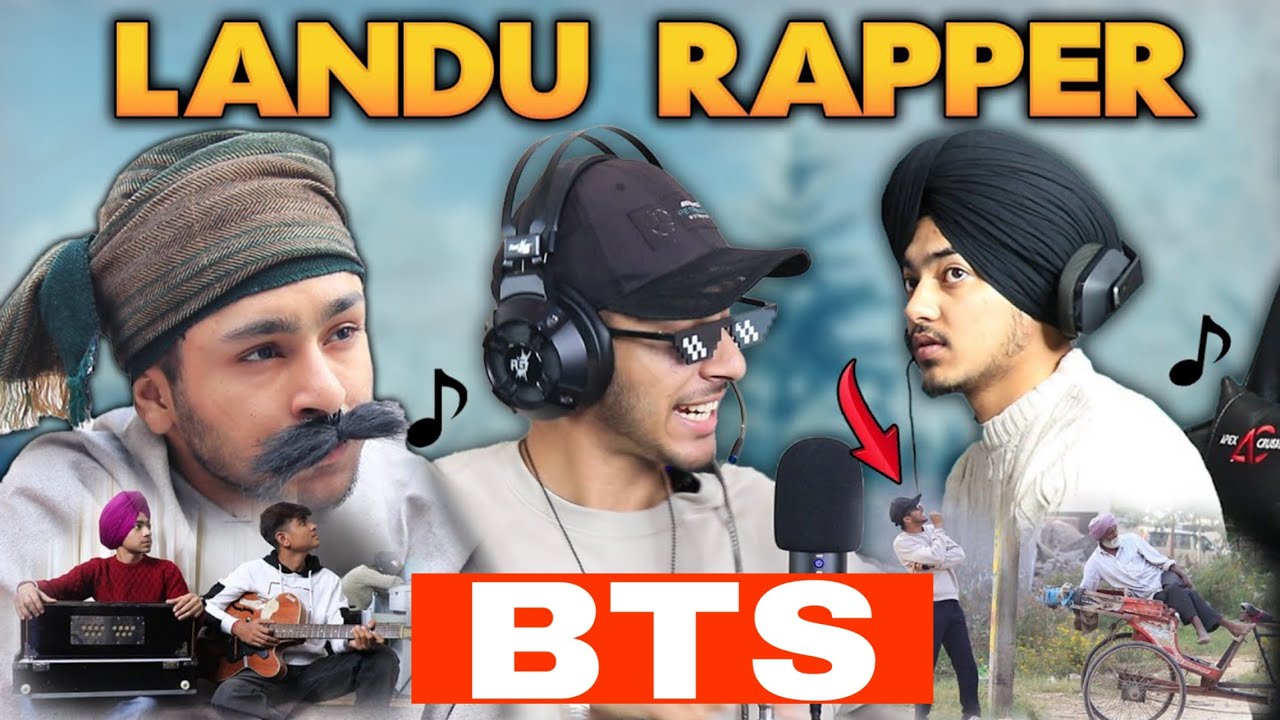Behind The Scenes Landu Rapper | Simarjit Akhara | Inder Ramgharia ...