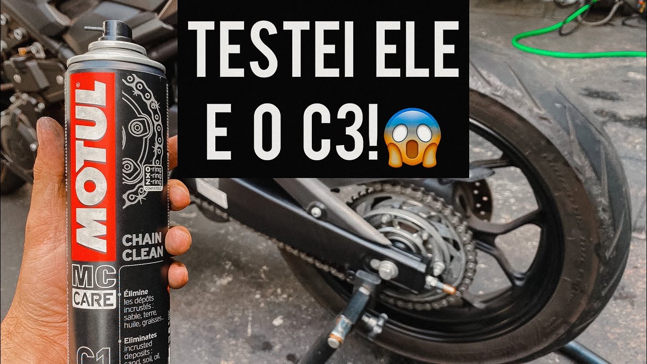 MOTUL CHAIN CLEAN C1, COMPENSA?🤔 - FAB ESTÉTICA DE MOTOS - YouTube