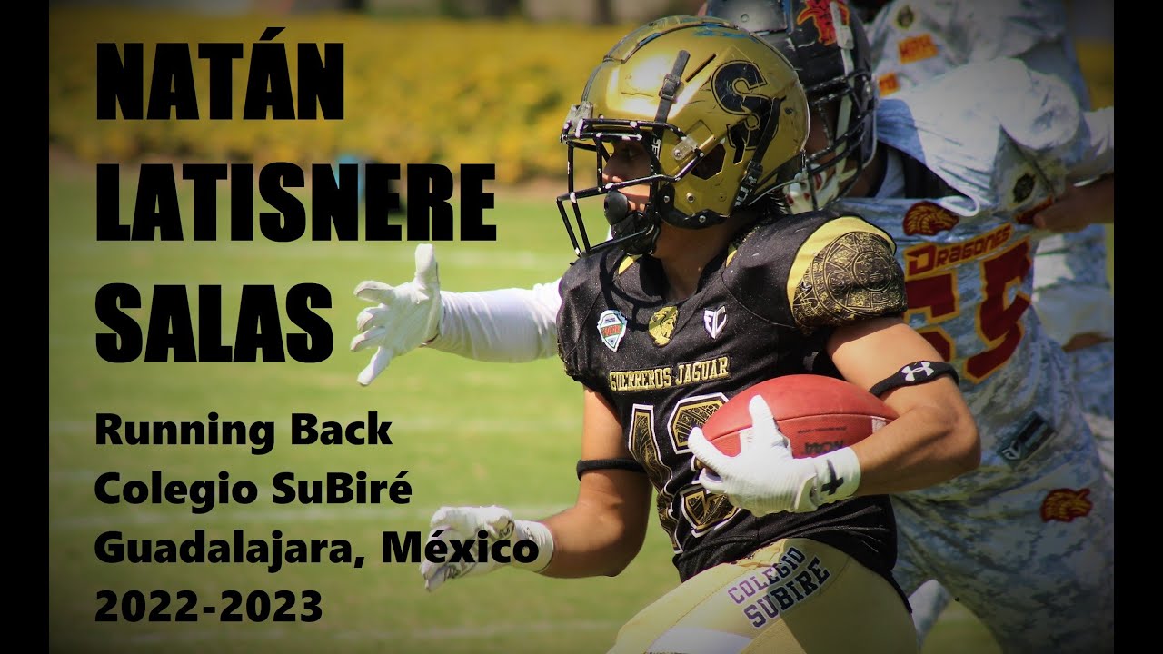 Natán Latisnere Salas RB Colegio SuBiré Guadalajara fútbol americano ...