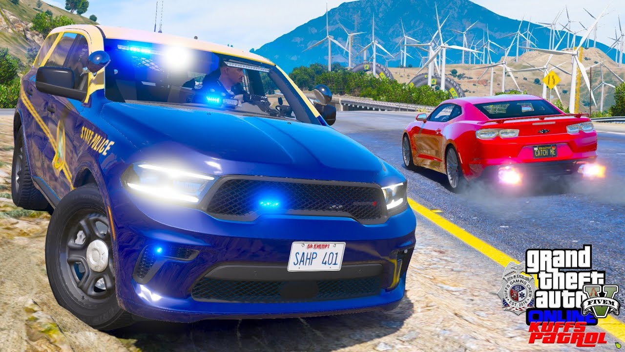 Highway Enforcement of Aggressive Traffic Unit Patrol In GTA 5 Roleplay ...