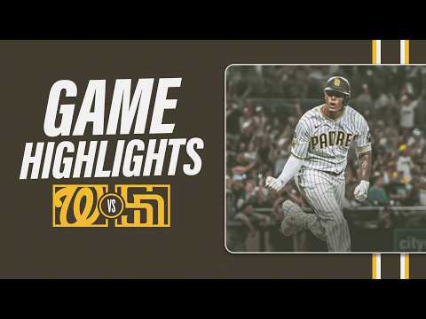 Nationals vs. Padres Game Highlights (9/8/26) | MLB Highlights