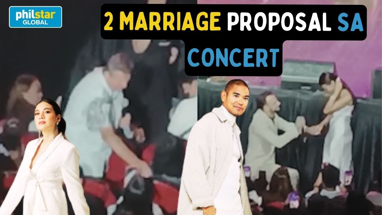 2 wedding proposals at Kyla and Jay-R reunion concert - YouTube