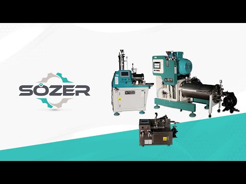 SÖZER® - SMNG Serisi Nano Islak Yatay Ezme Makinaları (Türkçe)