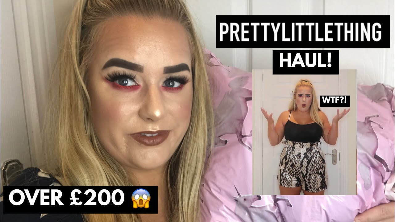 HUGE SUMMER PRETTY LITTLE THING HAUL - OVER £200 PLT TRY ON | AMBER ...