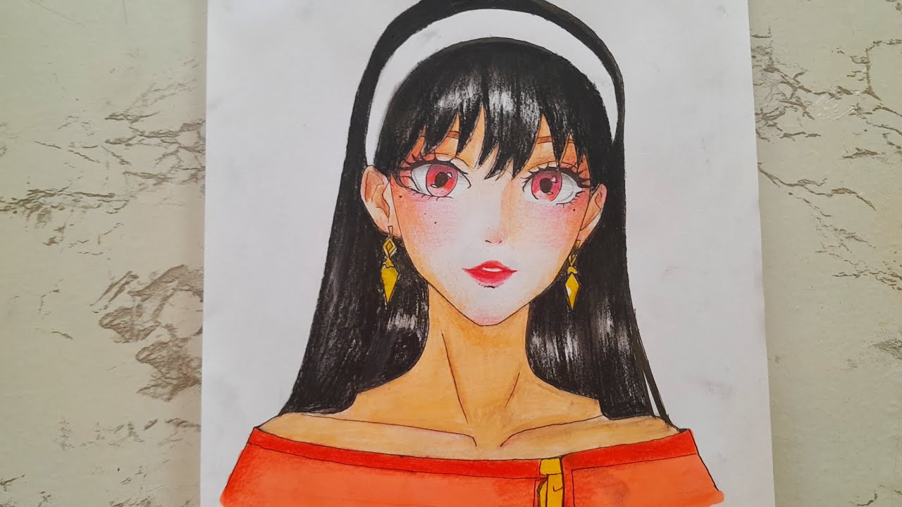 Yor Forger drawing ️ || step by step for beginners 🦋 - YouTube