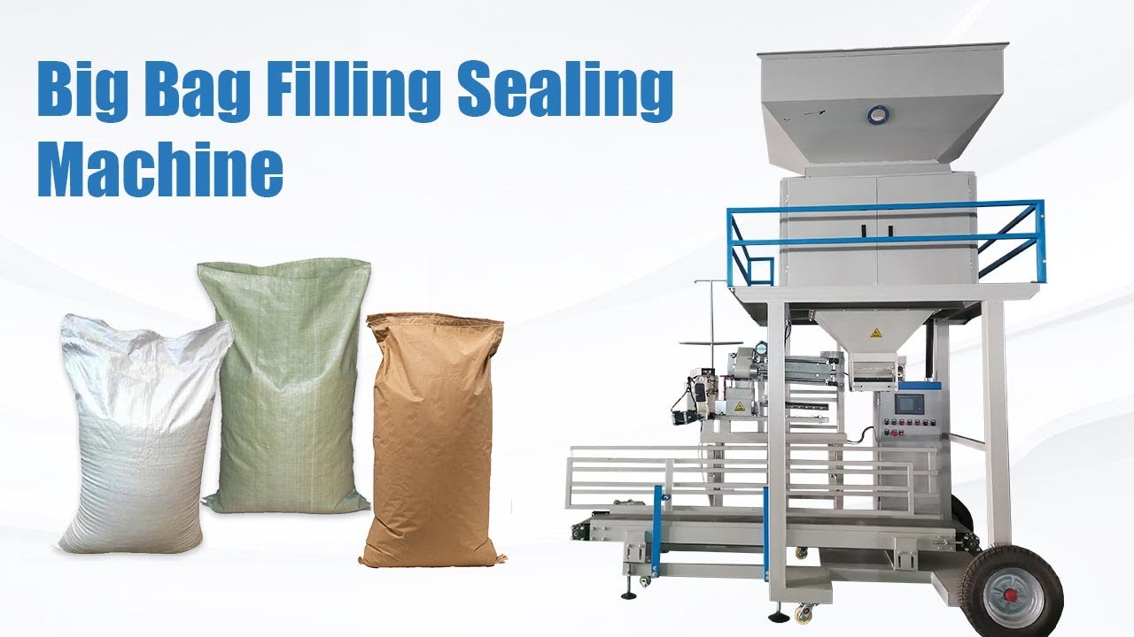 How Does Big Bag Filling and Sealing Machine Work | Suitable for 10KG ...