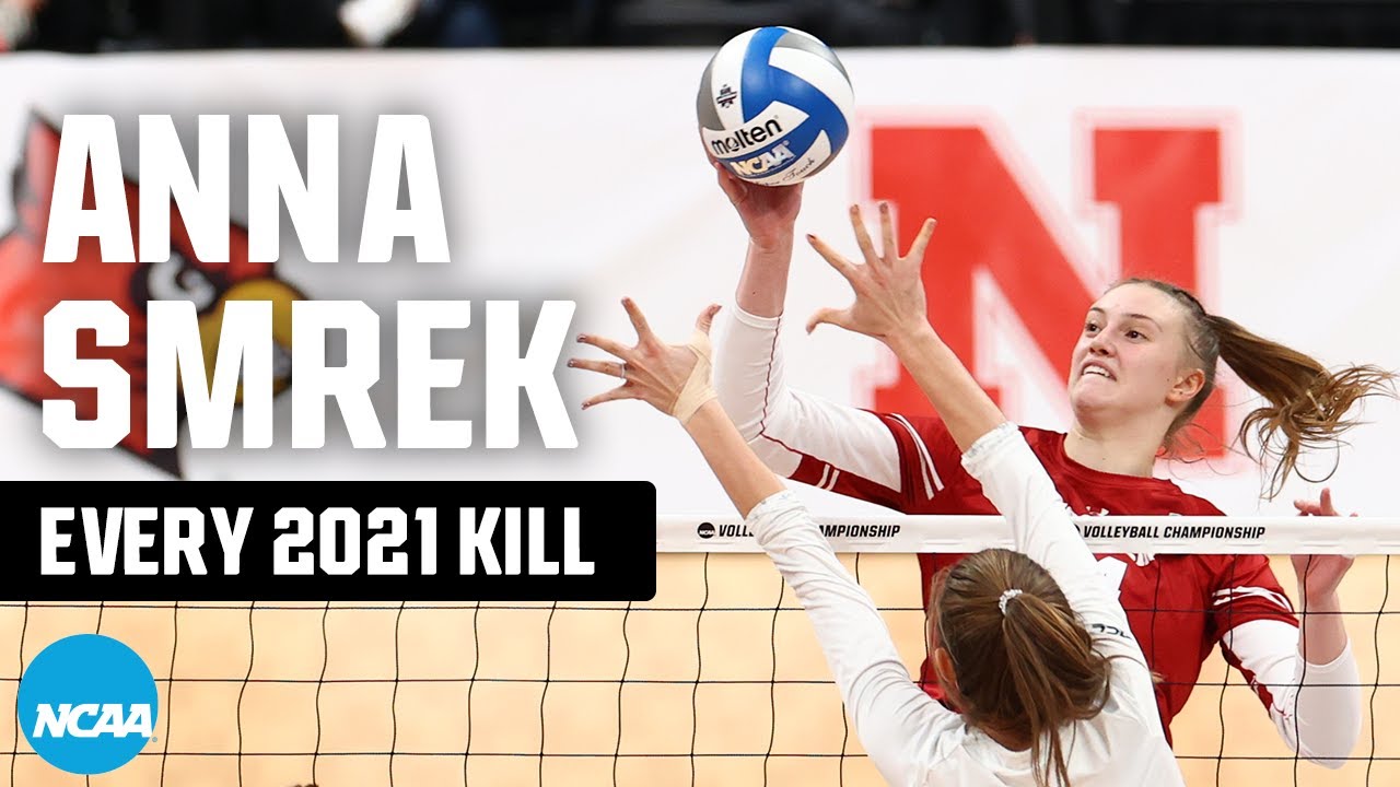 Every Anna Smrek kill in the 2021 NCAA volleyball tournament - YouTube