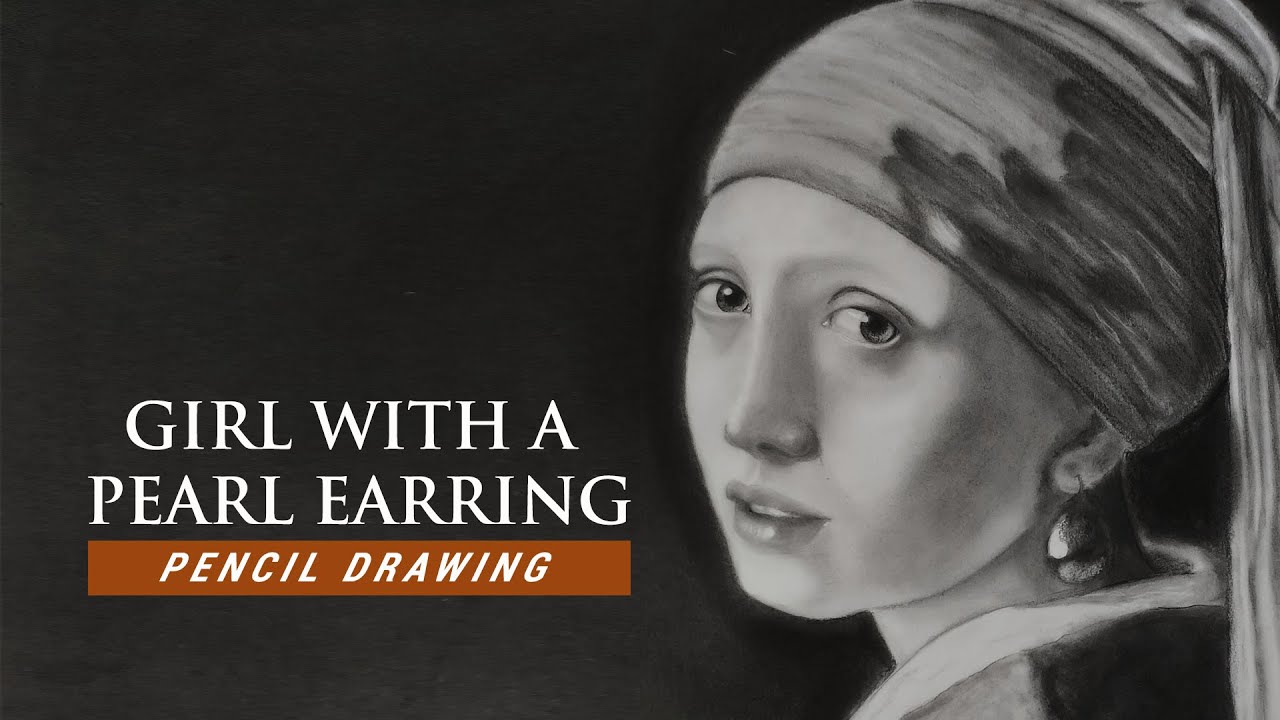 İnci Küpeli Kız | Johannes Vermeer | Kuzeyin Mona Lisa'sı | Karakalem ...