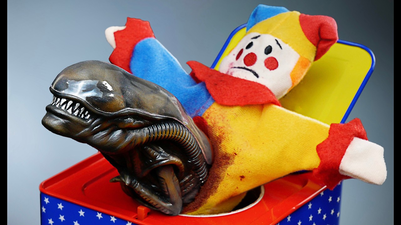 Alien Chestburster Jack-in-the-Box Build - YouTube