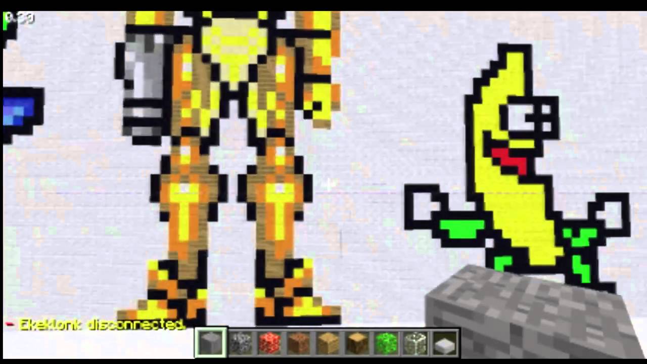 minecraft pixel art - YouTube