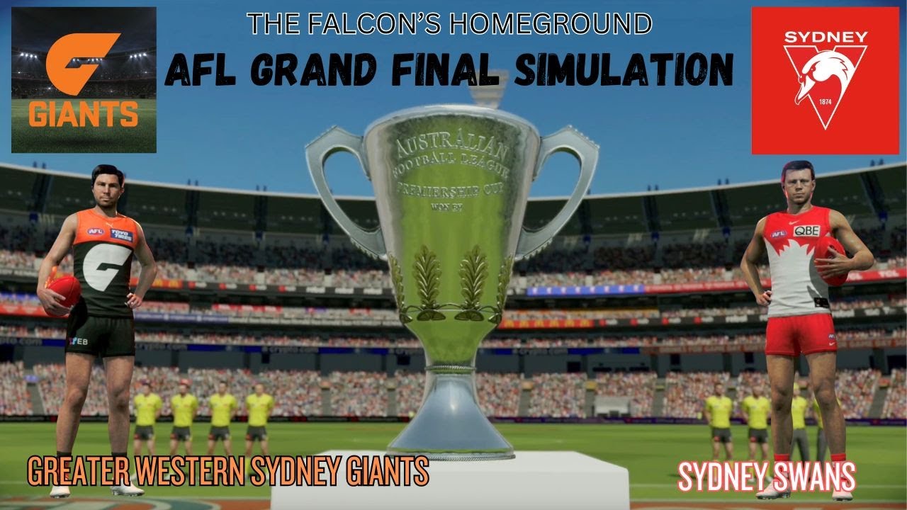 AFL GRAND FINAL SIMULATION (GWS Giants vs Sydney Swans) - YouTube