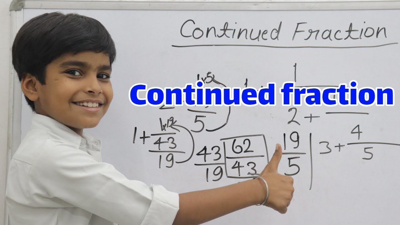 Fraction || वितत भिन्न को कैसे हल करें || How to solve continued ...