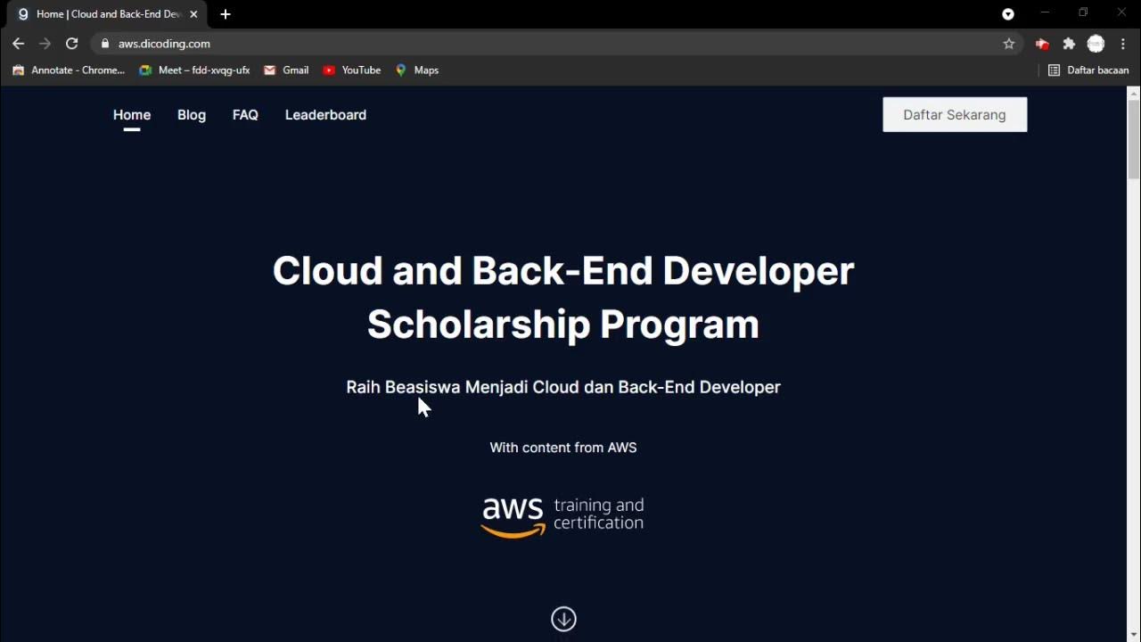 my-learning | AWS x Dicoding | Cloud and Back-End Developer Scholarship ...