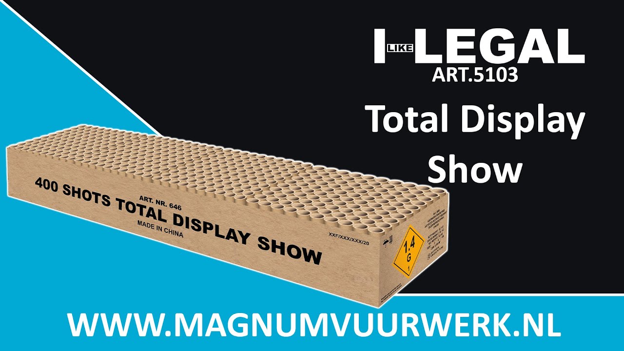 Art. 646 Total Display Show Magnum Vuurwerk - YouTube