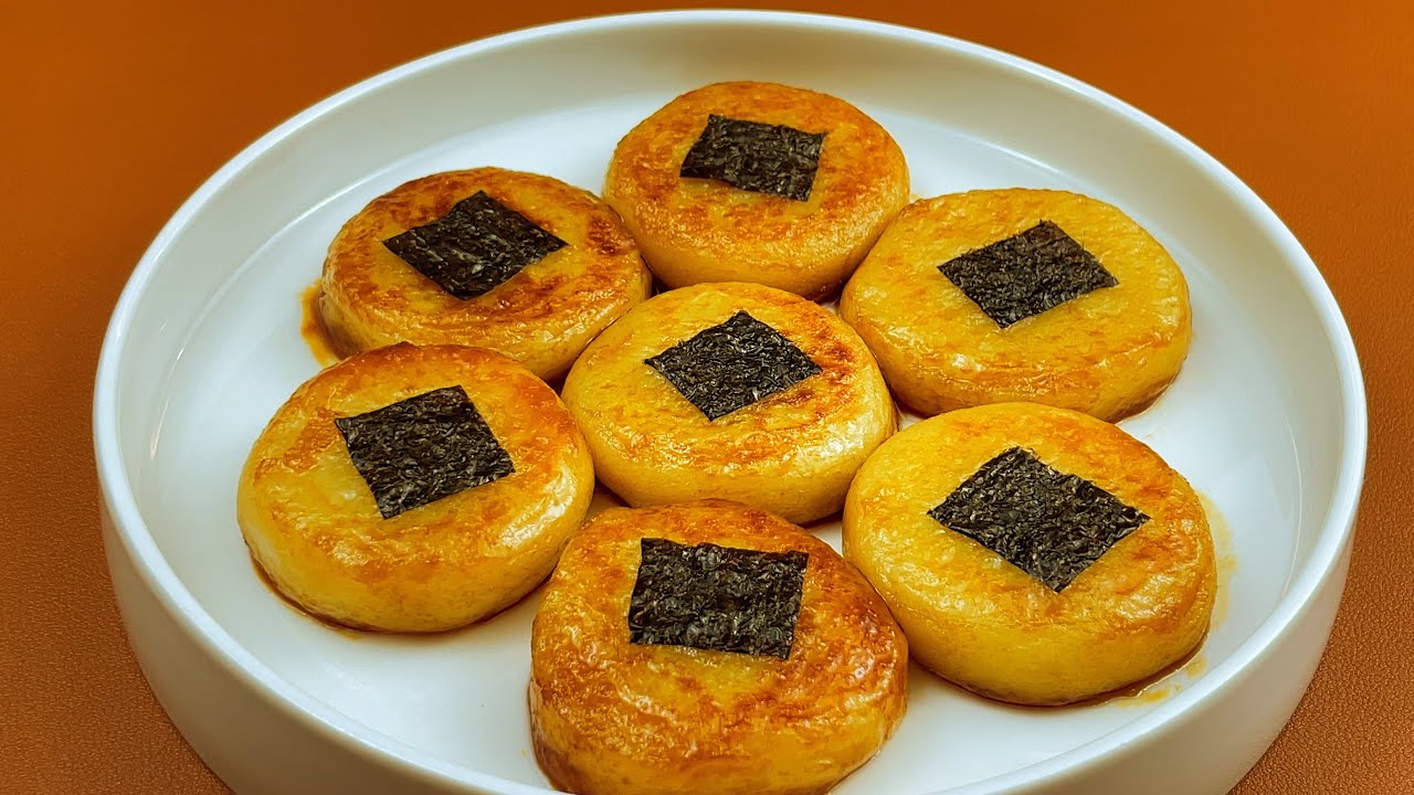 Soy Sauce Potato Tteok :: WONNYMEAL - YouTube