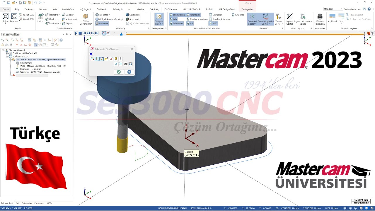 Mastercam 2023 - Klavye Kısa Yolları Atamak ve Kullanmak - YouTube