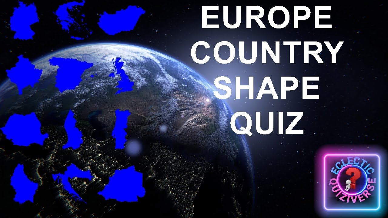 Europe Country Shape Quiz 🌍 - Beginner Edition (Multiple Choice) - YouTube