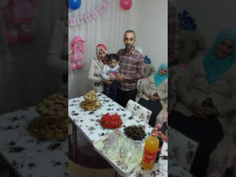 Kızım gulsima 'nın 2.ci yaş gününü kutladik